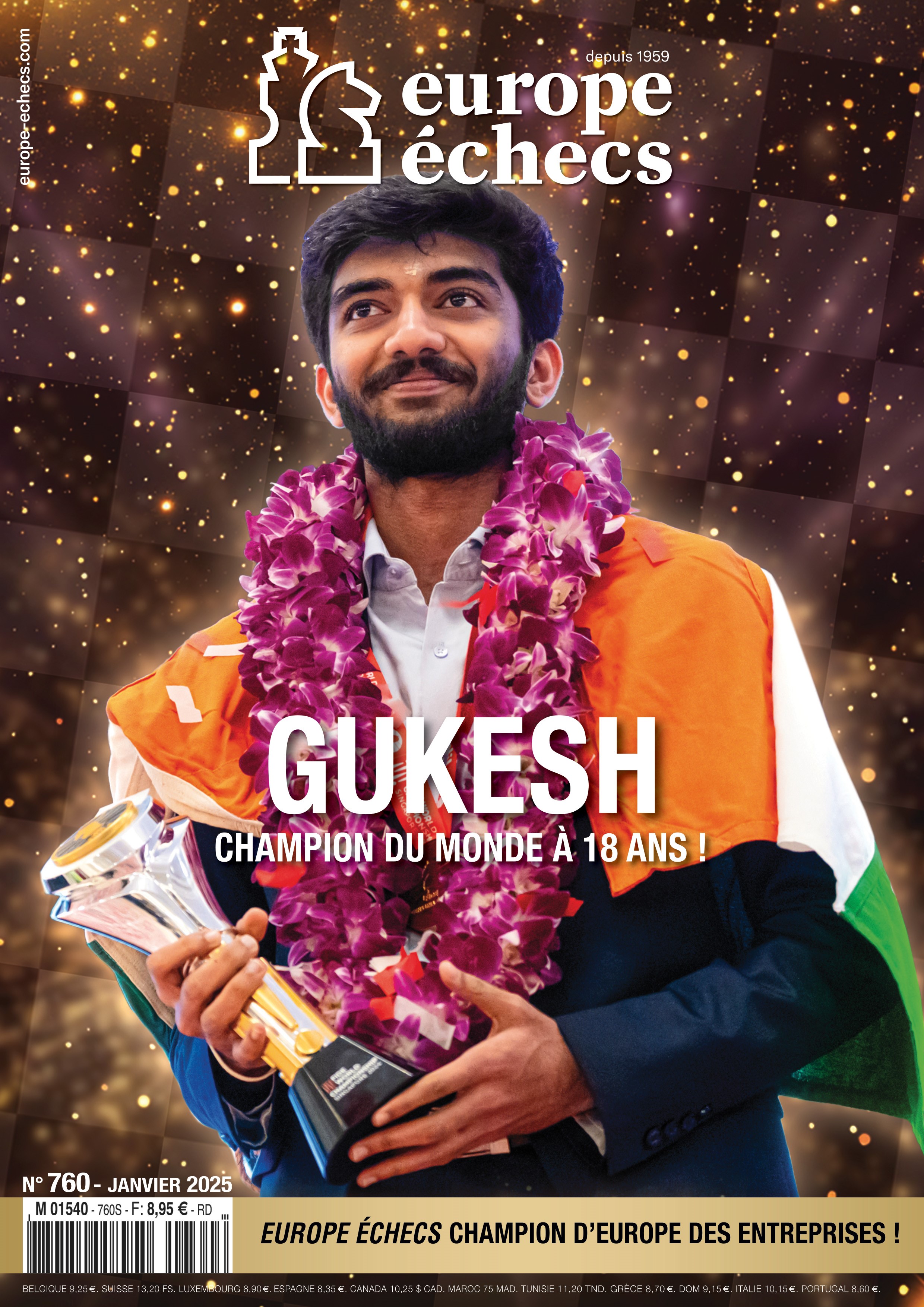 Europe Echecs adoube le nouveau roi | unionpresse.fr